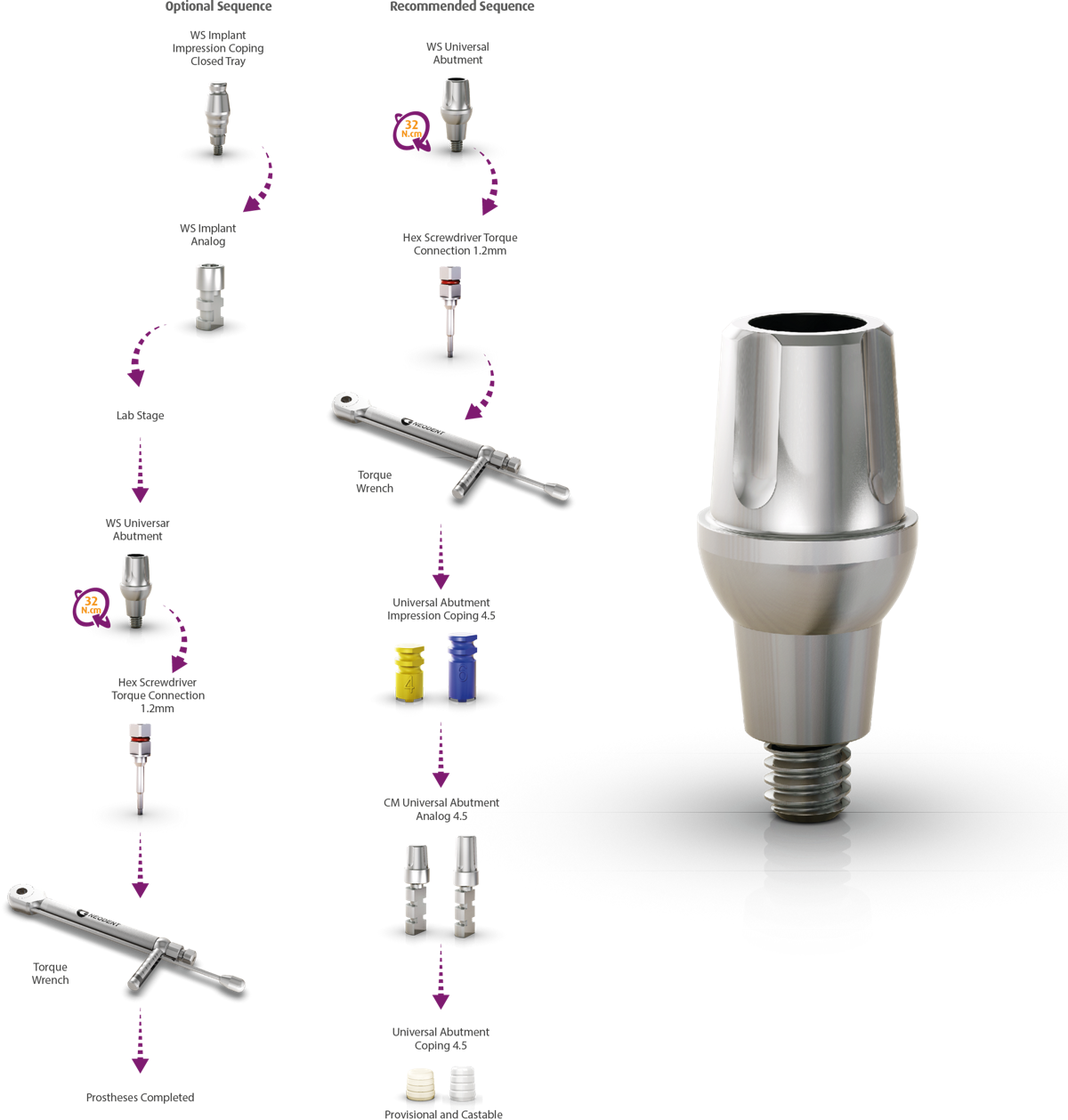 WS Universal Abutment - Neodent